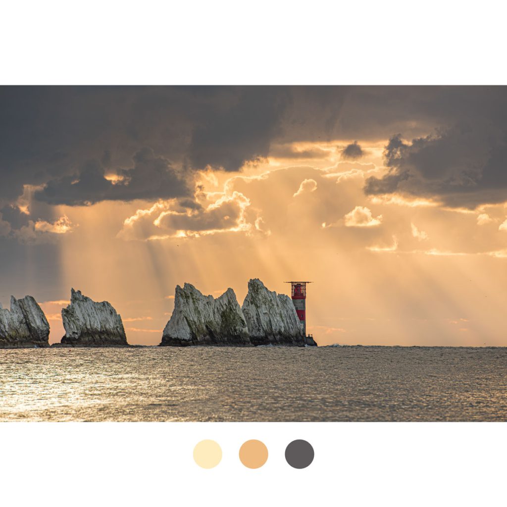 Needles lighthouse Sun | Isle of Wight Gallery | Alfie in the Air Gallery
